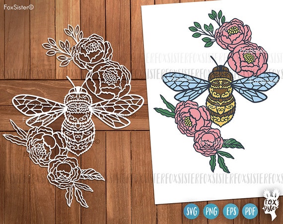 Bee Svg Honey Bee Svg Bee Cut File for Cricut and - Etsy