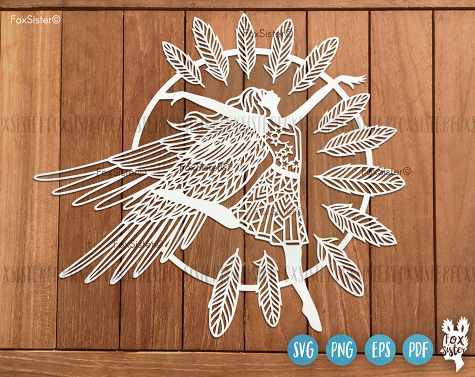 Flying Angel Svg for Cricut and Silhouette Svg Files | Etsy