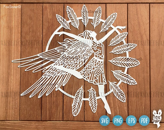 Flying Angel Svg for Cricut and Silhouette Svg Files | Etsy