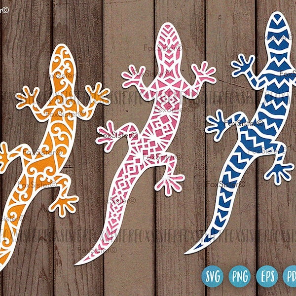 Lizard Vector - Etsy