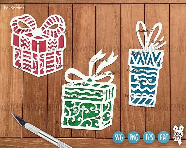 Christmas Gifts Svg Bundle Cut File Christmas Gifts Clipart - Etsy