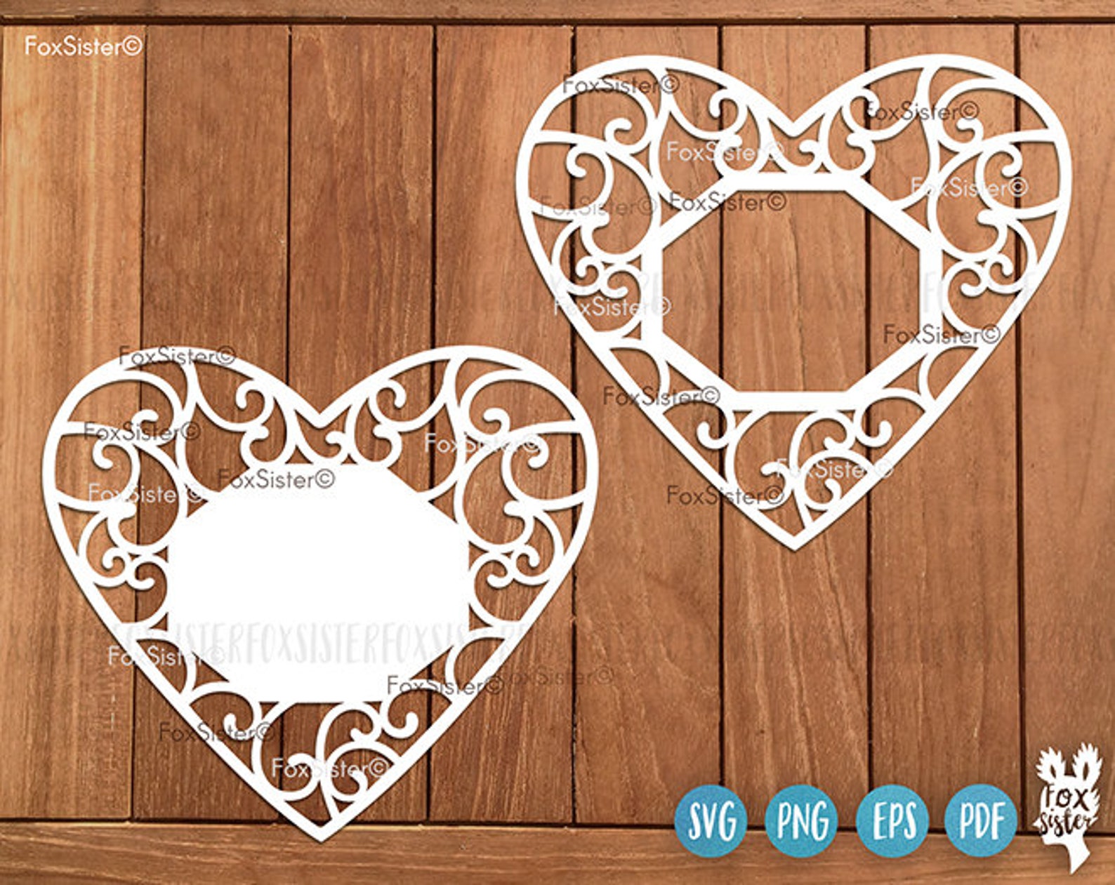Heart Frames Svg Frame Svg Heart Svg Blank Frame Svg - Etsy