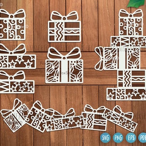 Presents Svg Bundle, Christmas Svg Bundle, Holiday Svg, Christmas ...