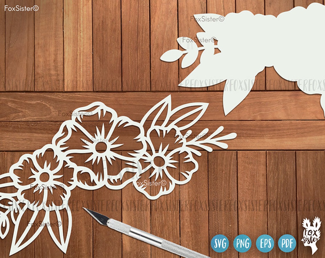 Flower Svg Bundle for Cricut and Silhouette Flower Svg - Etsy