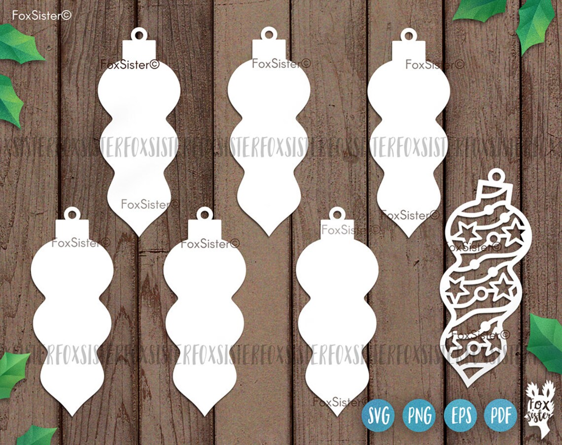 Christmas Bauble Svg Bundle Designs for Cricut and Silhouette ...