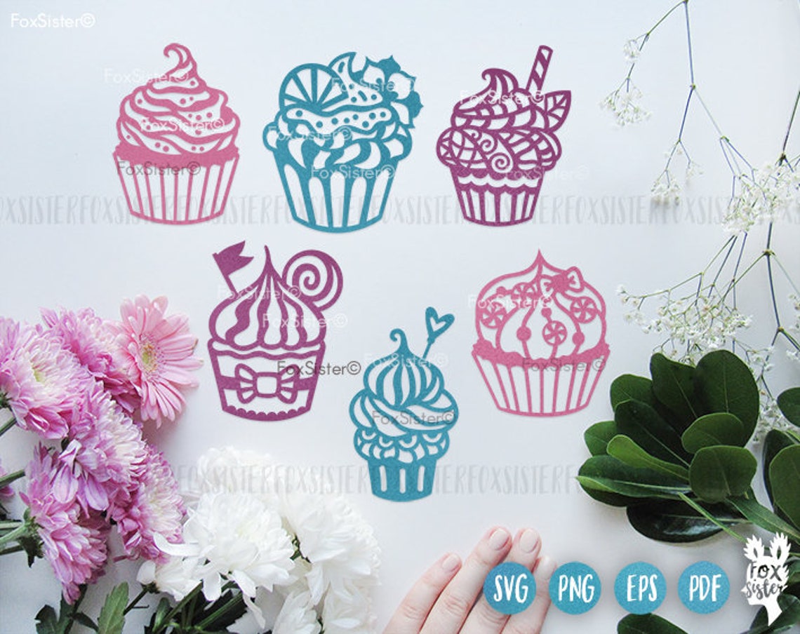 Cupcake SVG Bundle Cake Svg Cutting Files Cakes Svg Cupcake - Etsy