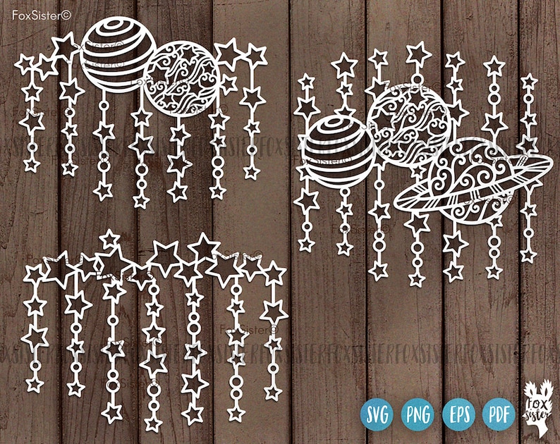 Planets Svg Bundle for Cricut and Silhouette, Galaxy Svg, Celestial Svg ...