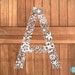 Letter A SVG, PDF Papercut Template Letters Svg, Alphabet Svg, Floral ...