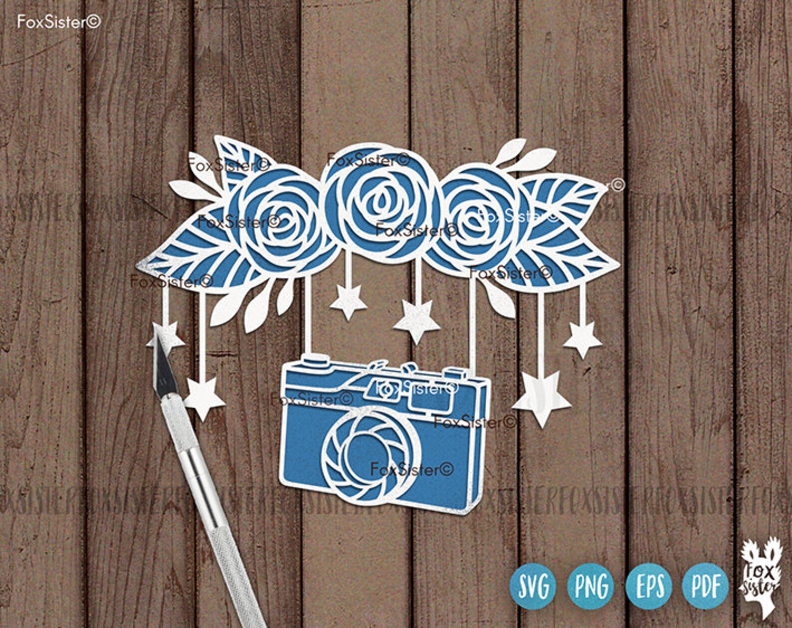 Camera Svg Bundle, Camera Clipart, Photography Svg, Floral Camera Cut ...