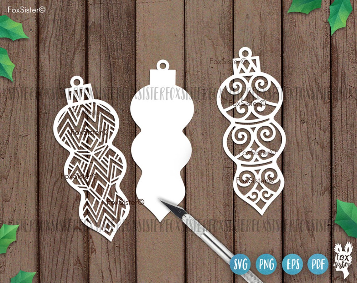 Christmas Bauble Svg Cut File Bundle for Cricut and - Etsy UK