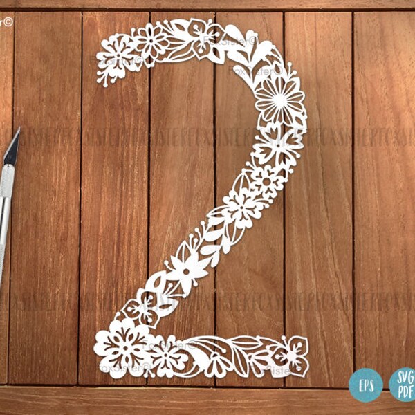 Number Two Clipart - Etsy