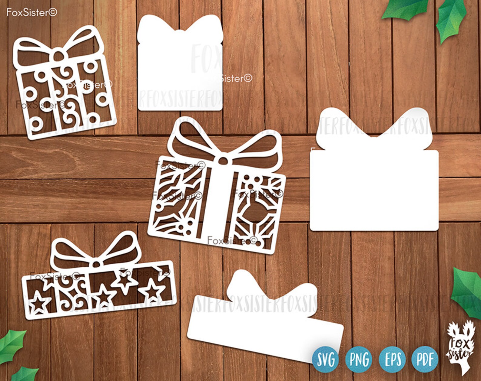 Presents Svg Bundle, Christmas Svg Bundle, Holiday Svg, Christmas ...