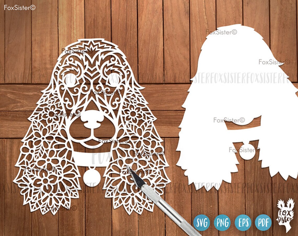 Spaniel Svg Cutting File for Cricut and Silhouette Spaniel | Etsy