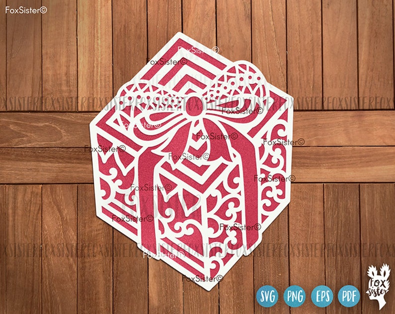 Christmas Gift Svg Png Pdf Eps Vector Cut Files Gift Clipart | Etsy