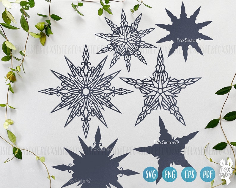 Stars Svg Bundle SET 8 Christmas Svg Bundle Stars Svg Happy - Etsy