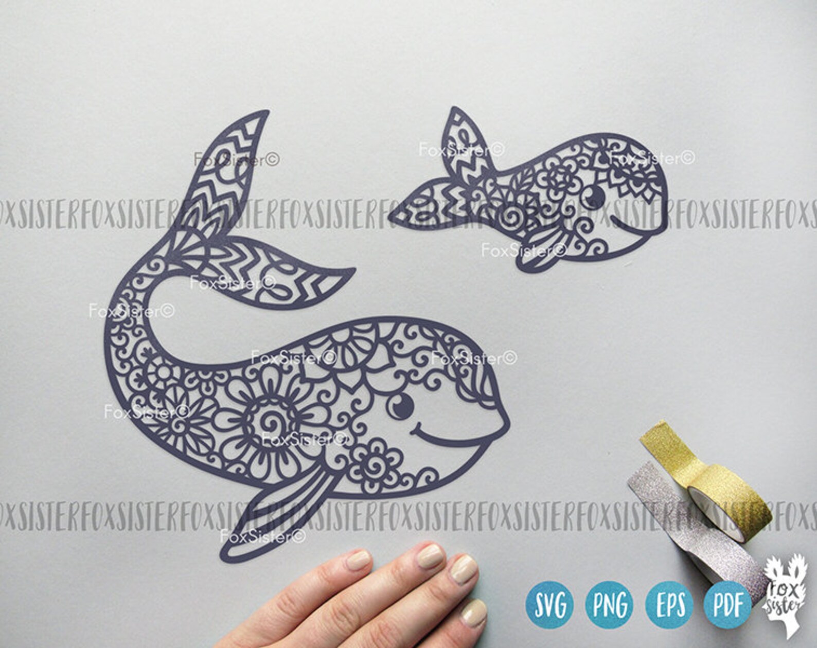 Whales Svg Cut Files Baby Whale Svg and Mom Svg Whale - Etsy UK