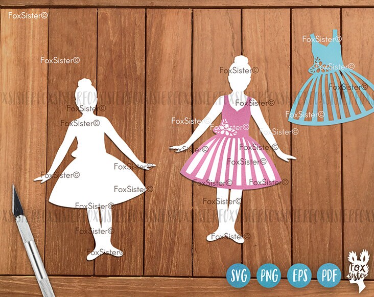 Little Ballerina Svg, 4 Ballet Dancers Svg, Little Girl Svg, Ballet Svg ...