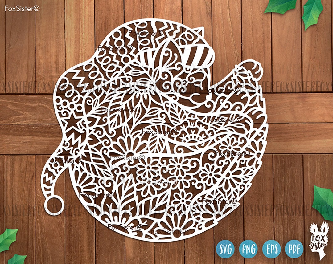 Christmas Cat Svg Cut File for Cricut and Silhouette, Meowy Christmas ...