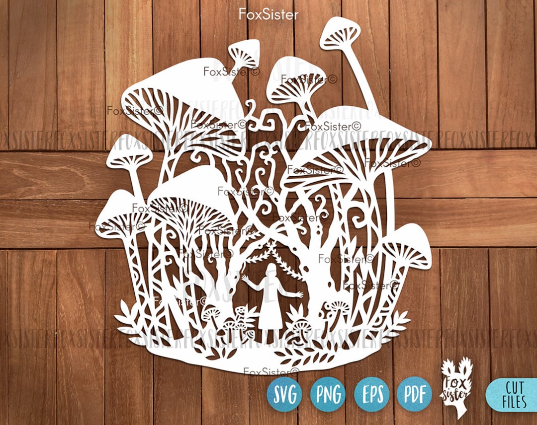 Fairy Tale Magical Forest Adventure Svg Design for Cricut Silhouette ...