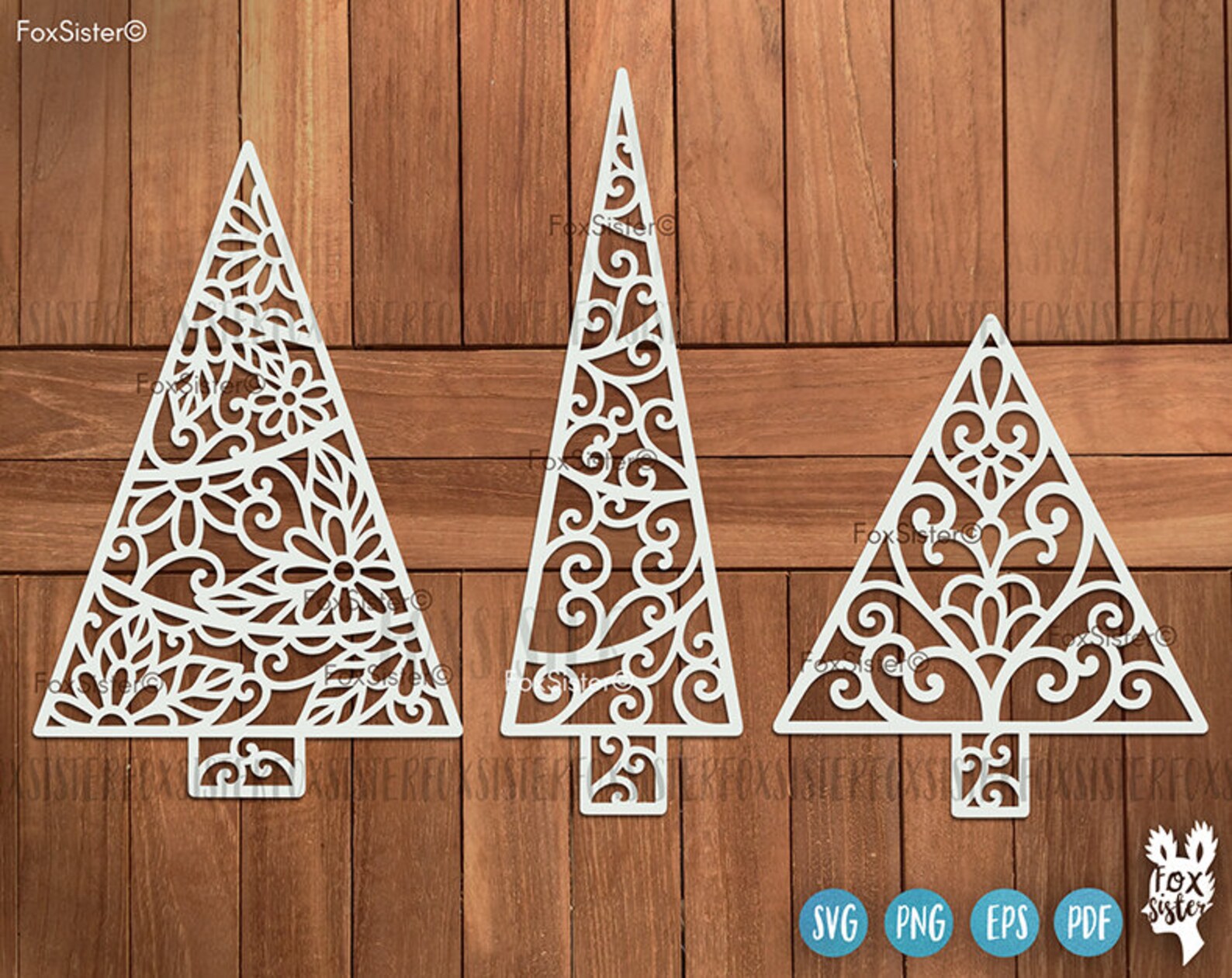 Christmas Tree Svg Bundle for Cricut and Silhouette Christmas - Etsy