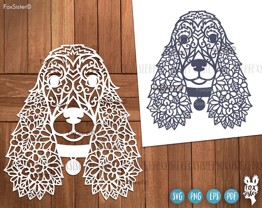 Spaniel Svg Cutting File for Cricut and Silhouette Spaniel | Etsy