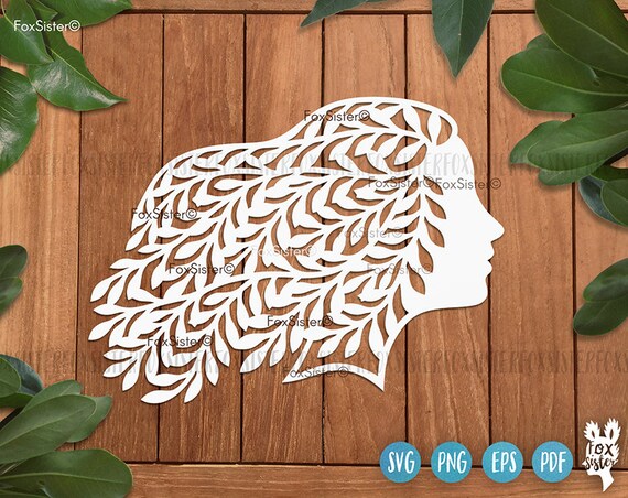 Face svg for Cricut and Silhouette Woman Svg Girl Svg | Etsy