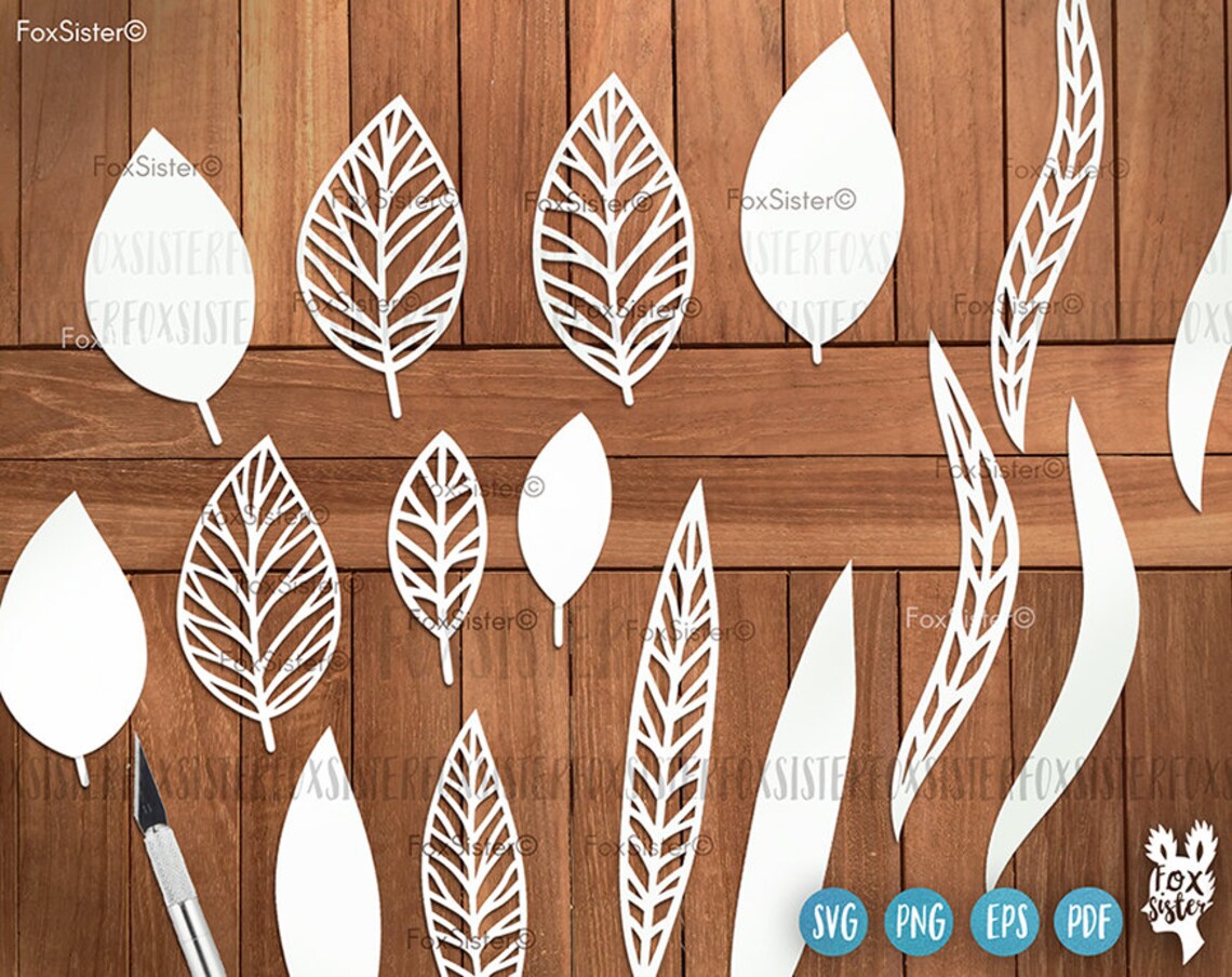 Leaves Svg Bundle, Leaf Svg, Leaves Cutting Svg, Wreath Elements Svg ...
