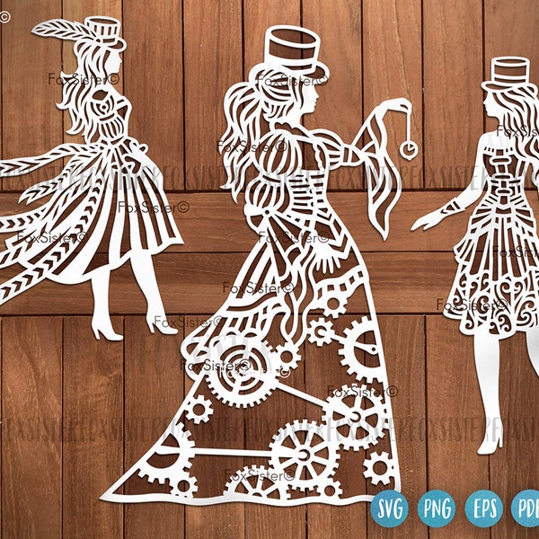 Steampunk Svg - Etsy