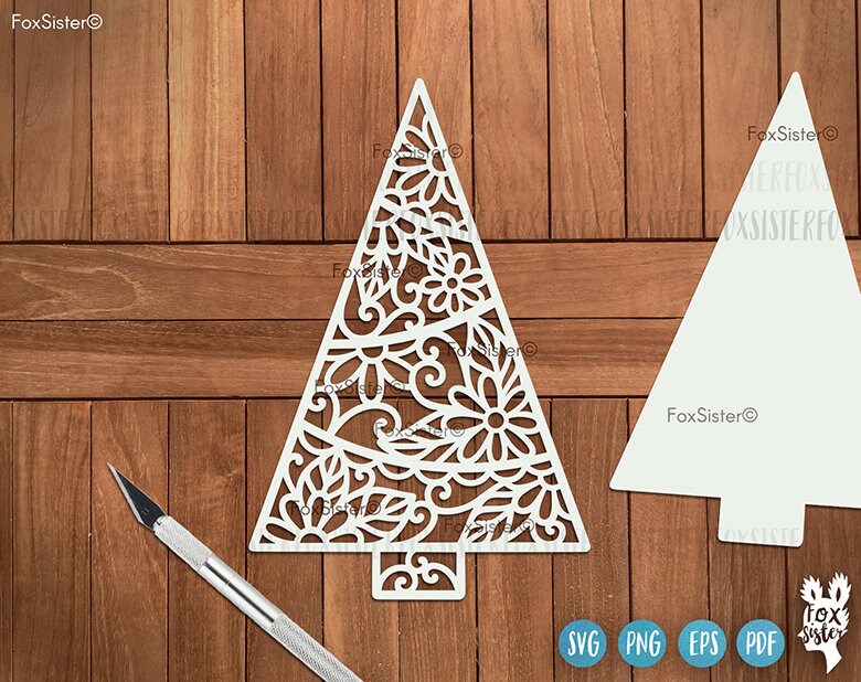 Christmas Tree Svg Bundle for Cricut and Silhouette Christmas - Etsy