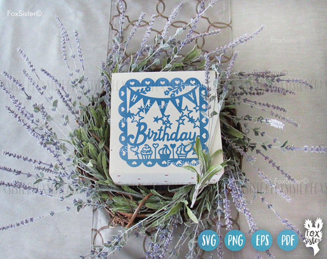 Happy Birthday Svg design cutting file Birthday Svg cut file | Etsy
