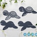 Turtle Svg for Cricut and Silhouette, Animal Svg, Foxsister, Sea Turtle ...