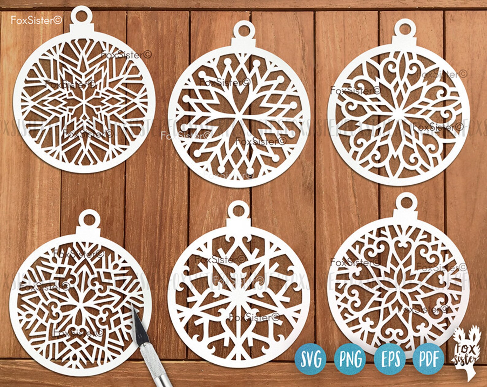 Christmas Baubles SVG Bundle SET 18 Christmas Svg Bundle - Etsy