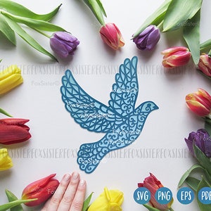 Dove Svg, Bird Svg Files, Birds Cut File, Birds Clipart, Birds SVG ...