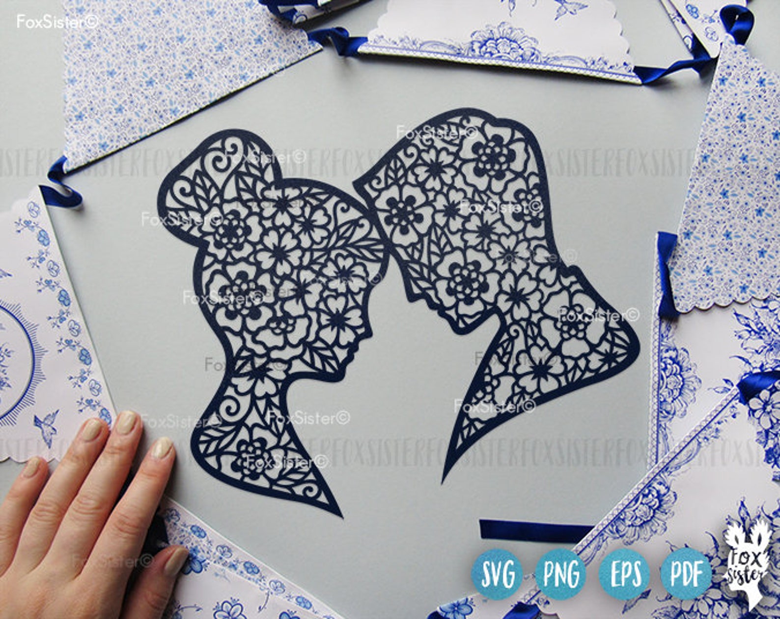 Bride Groom Profiles Svg, Heads Svg, Mr and Mrs Svg, Couple Svg, People ...