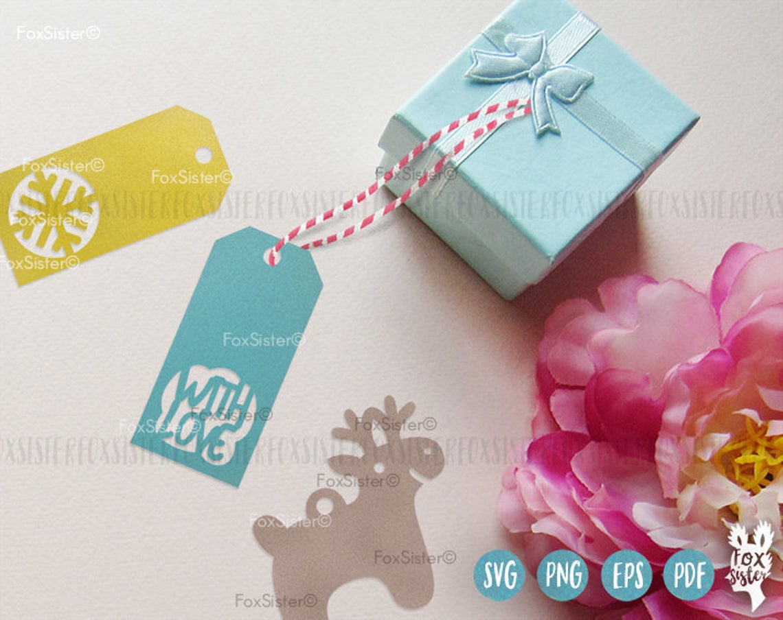 Gift Tags SVG Cut File Bundle Digital Svg Tags Labels Svg - Etsy