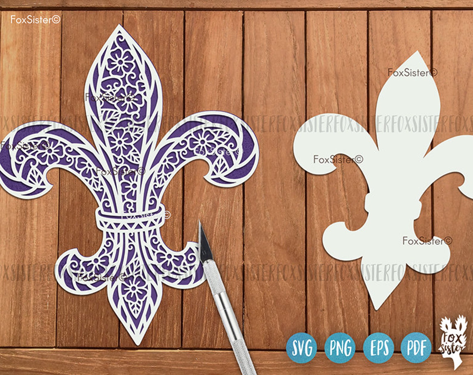 2 Fleur De Lis Svg Designs, Fleur De Lis Vector Clipart, Lily Svg ...