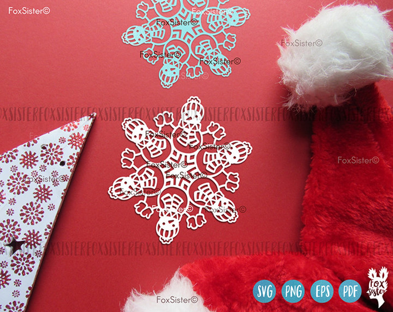 Snowflakes Svg Bundle Christmas Svg Files Snowman Svg - Etsy