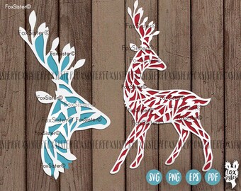 Standing Stag Svg - Etsy