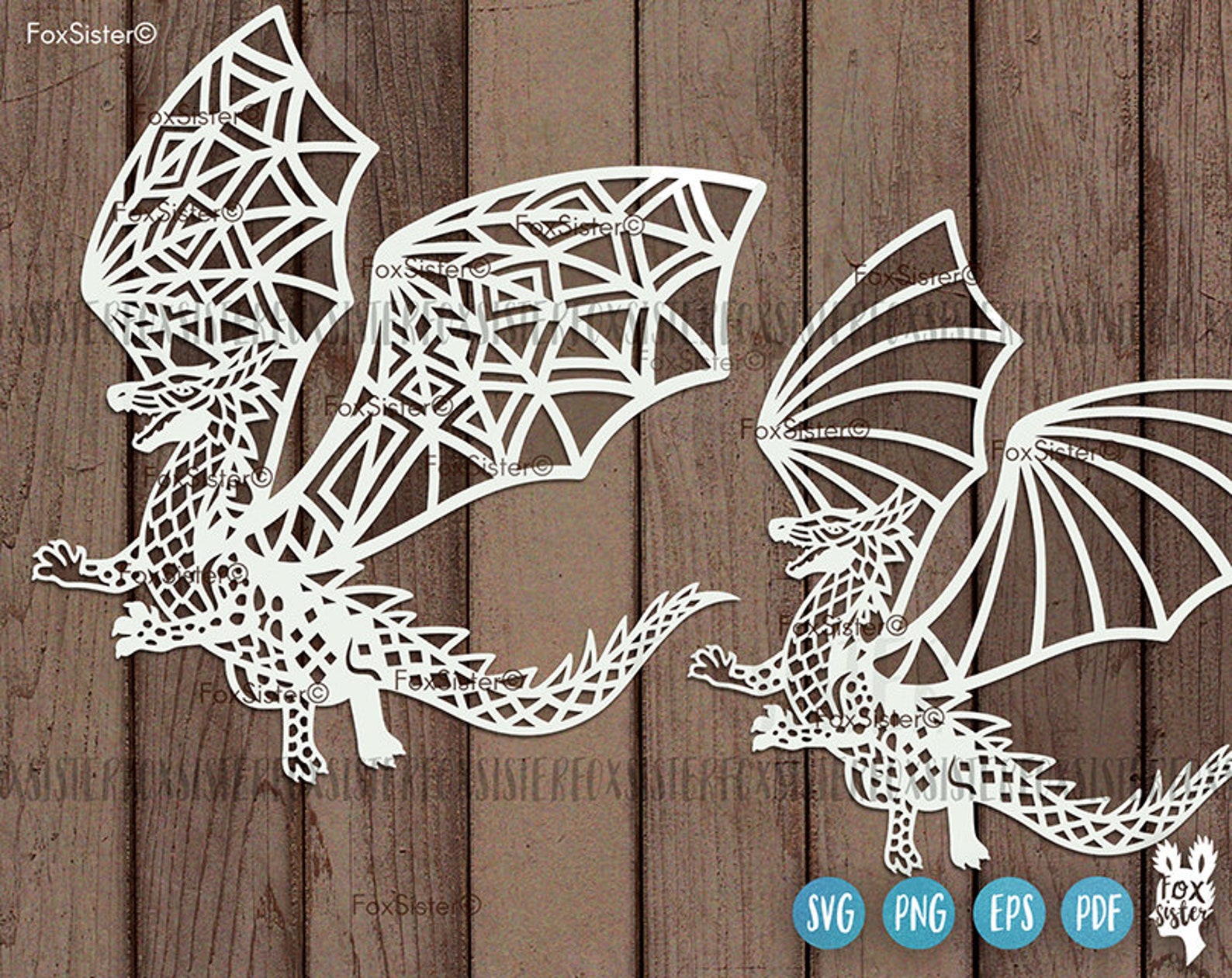 Dragon Svg Design for Cricut and Silhouette Svg Dragon - Etsy