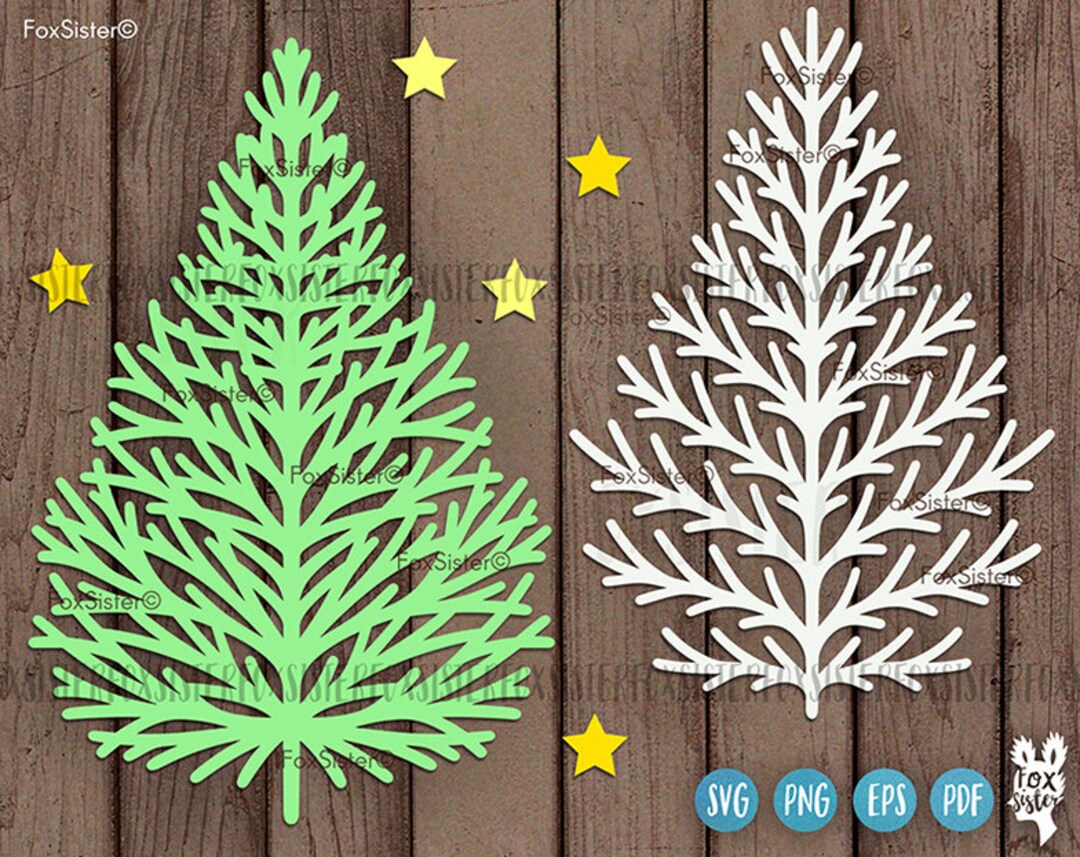 Christmas Tree Svg for Cricut and Silhouette, Christmas Svg Files ...