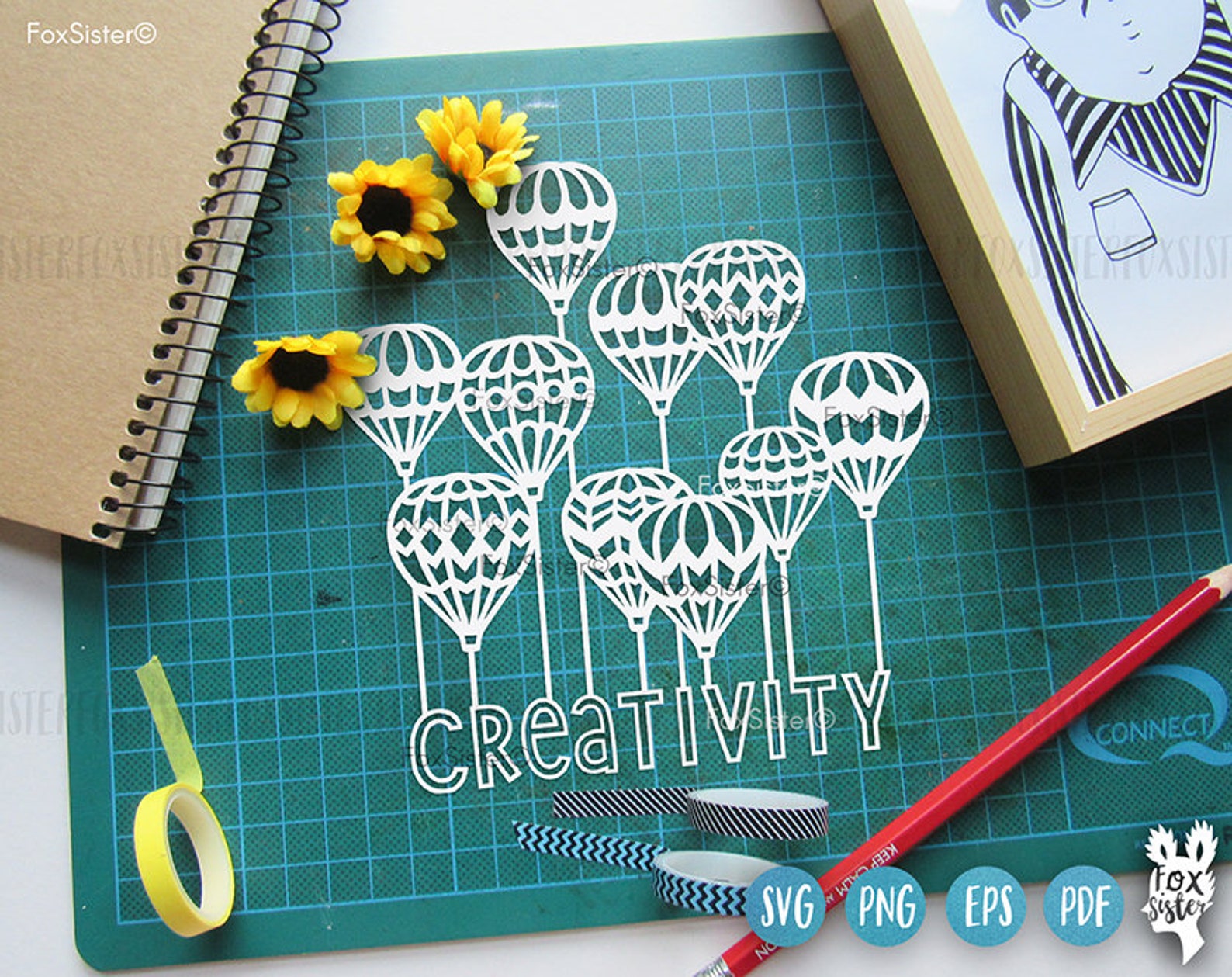 Creativity Svg for Cricut and Silhouette Svg Files Inspiring | Etsy