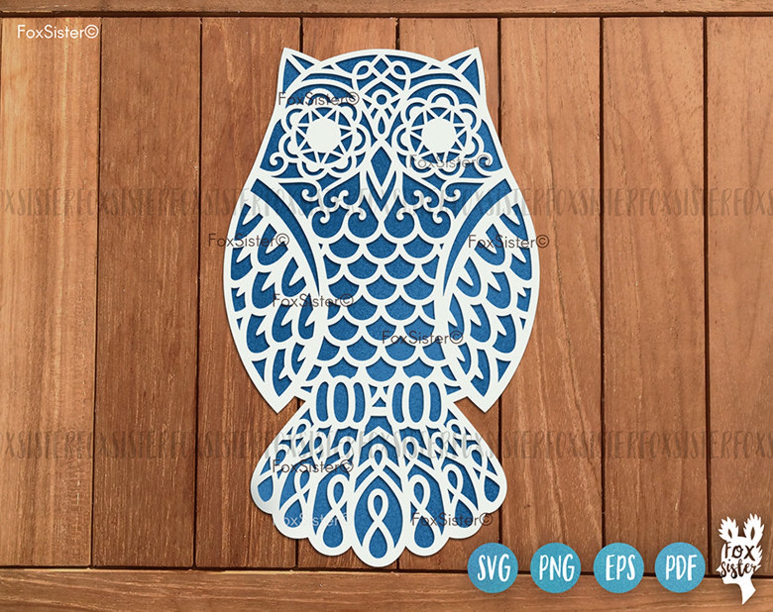 Cute Owl Svg Cutting File for Cricut and Silhouette Sitting | Etsy
