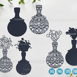 Magic Bottle Svg Bundle for Cricut and Silhouette, Bottle Svg, Potion ...