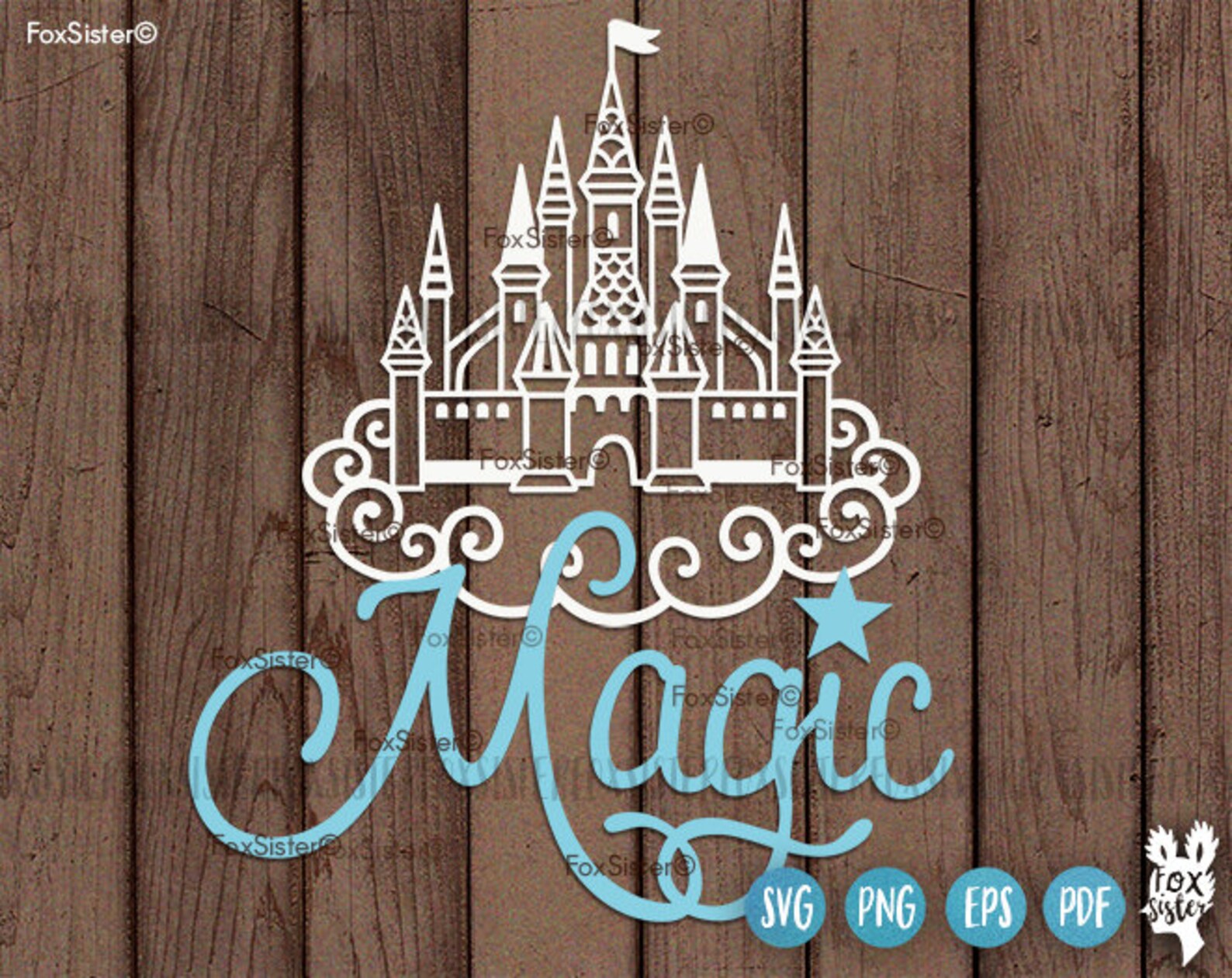 Castle Svg, Castle Cut File, Castle Clipart, Fairy Tale Svg, Magic Svg ...