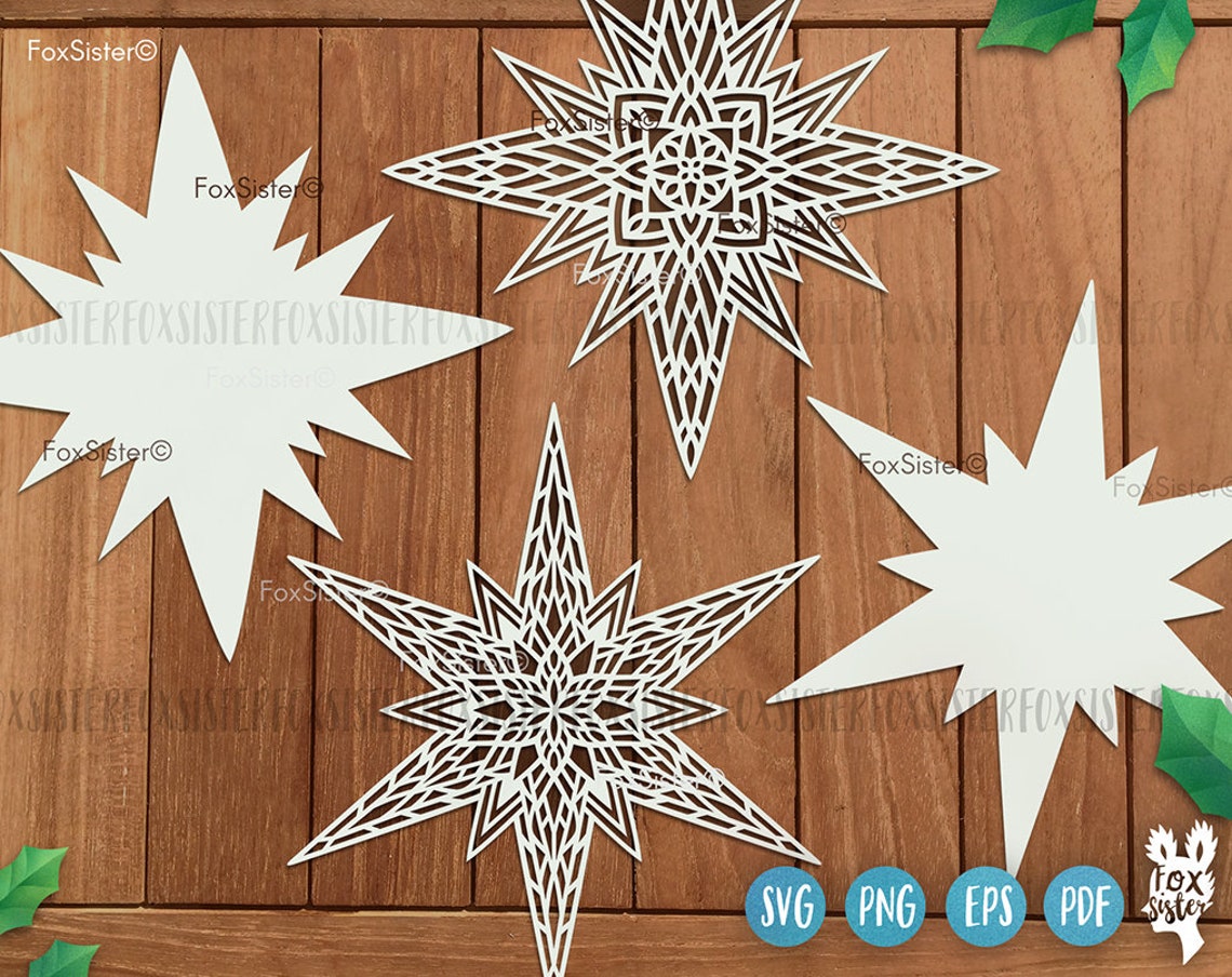 Stars Svg Bundle SET 16 Christmas Svg Bundle Star Svg Happy - Etsy