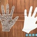 Mandala Hand Svg for Cricut and Silhouette, Inspire Svg, Hippie Svg ...