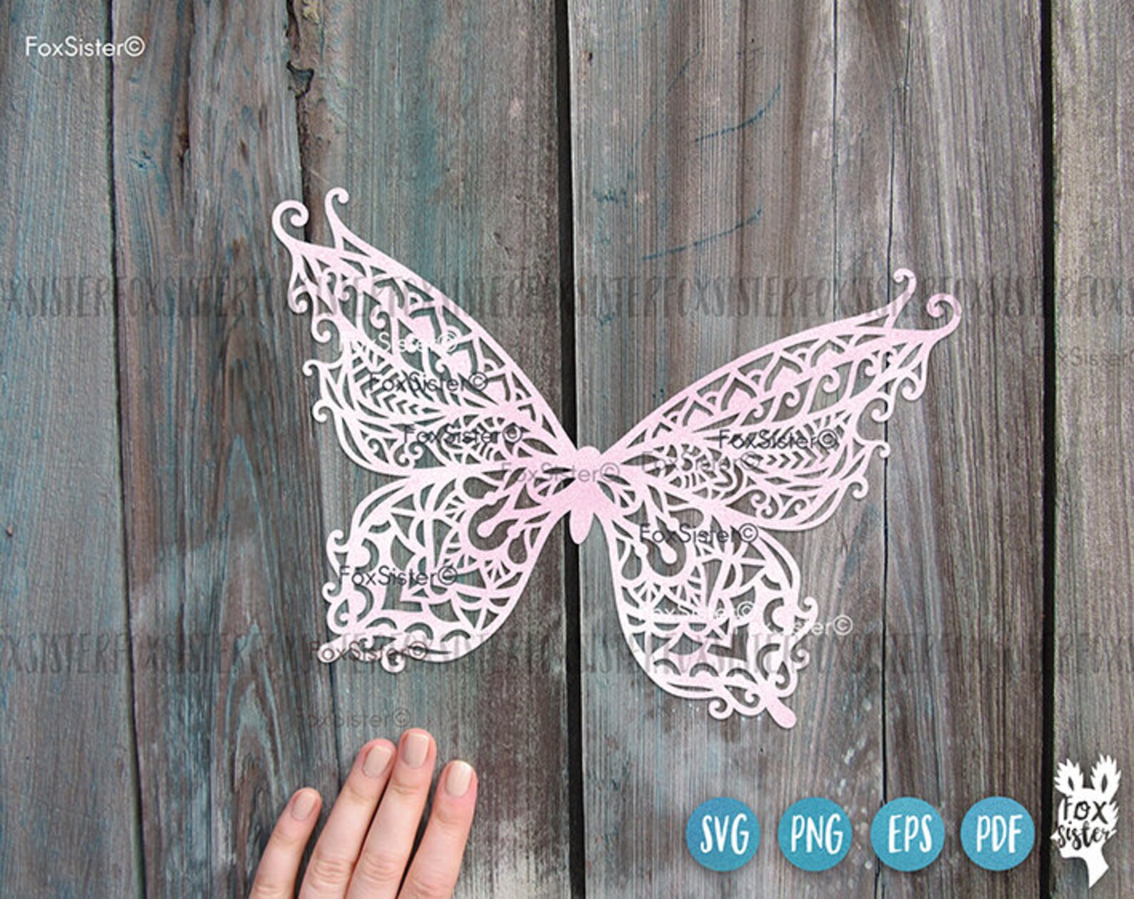 Big Butterfly Svg Vector Papercut Template, Mandala Butterfy Svg, Fun ...