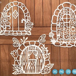 Fairy Svg Bundle for Cricut and Silhouette, Fairy Clipart, Fairy Door ...