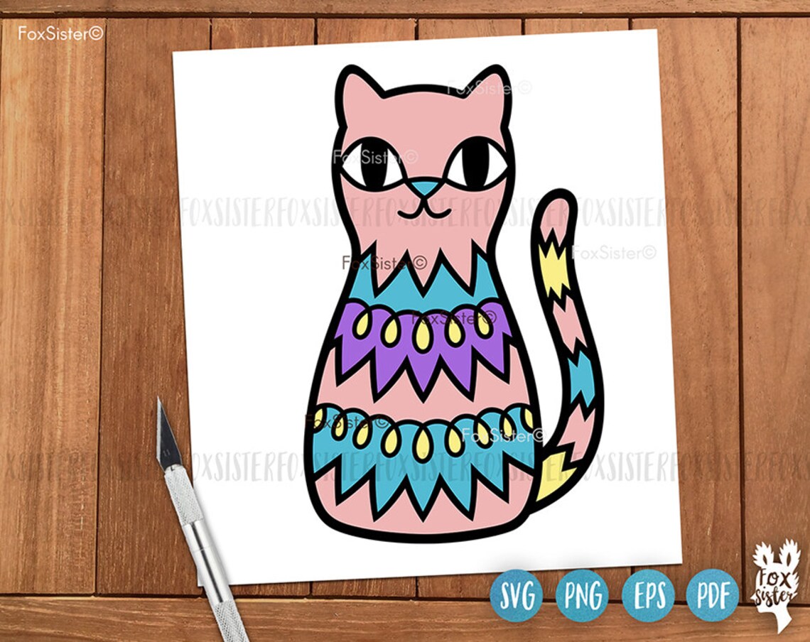 Cat Svg for Cricut and Silhouette Cats Svg Pets Svg - Etsy