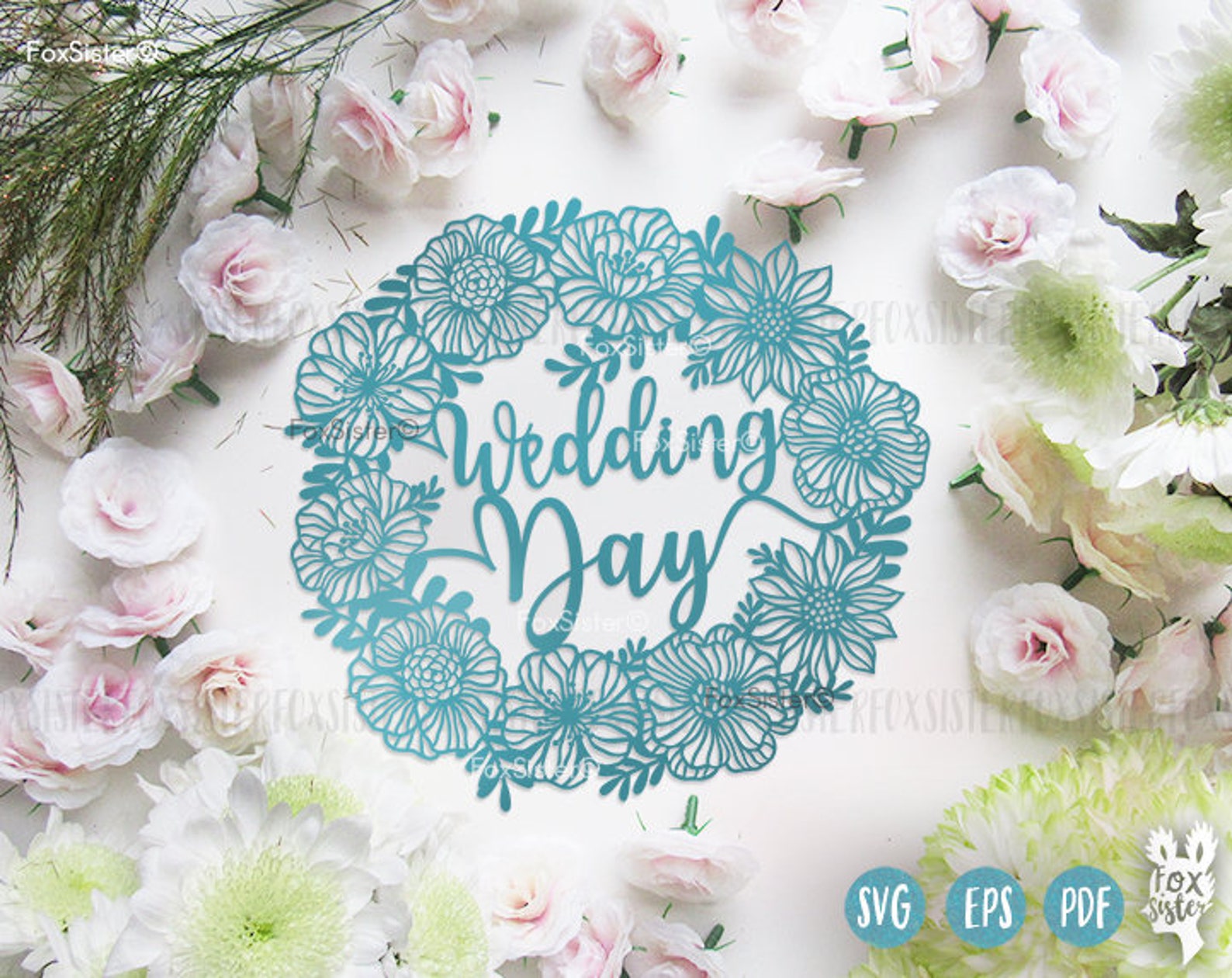 Wedding Day Svg Cut File Design for Cricut and Silhouette - Etsy